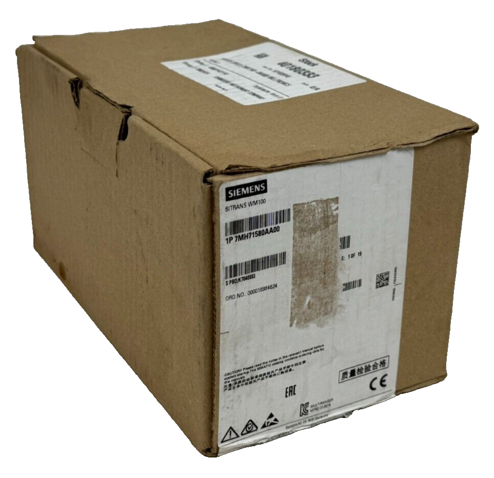 NEW SIEMENS 7MH71580AA00 SITRANS WM100 ZERO-SPEED MOTION SENSOR 7MH7 ...