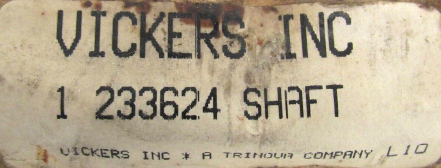 NEW VICKERS 233624 HYDRAULIC PUMP KEYED SHAFT - SB Industrial Supply, Inc.