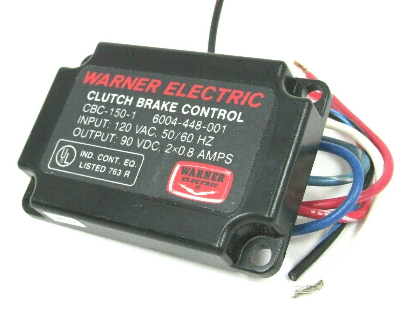 NEW WARNER ELECTRIC CBC-150-1 CLUTCH BRAKE CONTROL CBC1501 - SB ...
