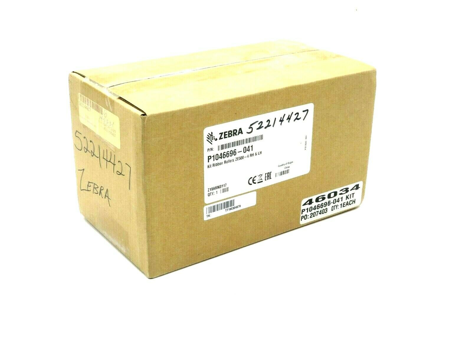 NEW ZEBRA P1046696-041 RIBBON ROLLERS KIT ZE500 4 RH& LH P1046696041 ...