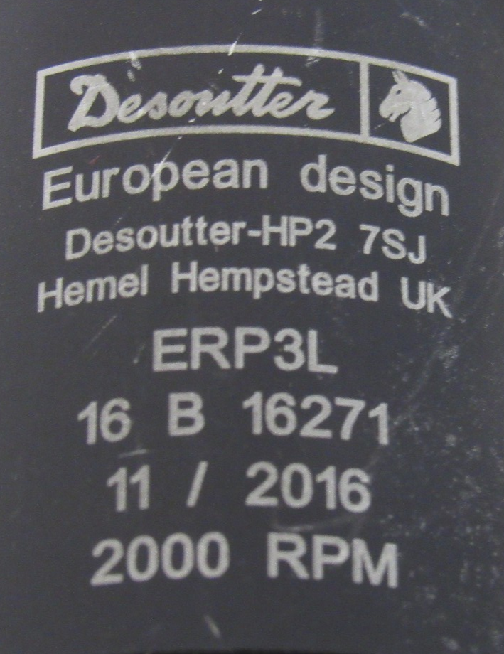 USED DESOUTTER ERP3L NUT RUNNER 6159174920 6153941810 - SB Industrial ...