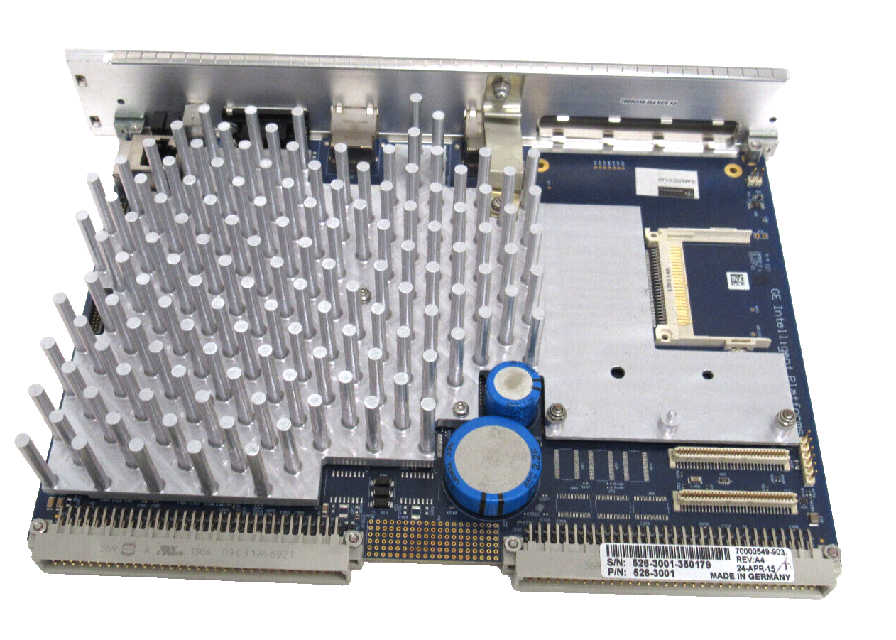 USED GENERAL ELECTRIC D20MX PROCESSOR MODULE 526-3001 10/100/1000BASE-T ...