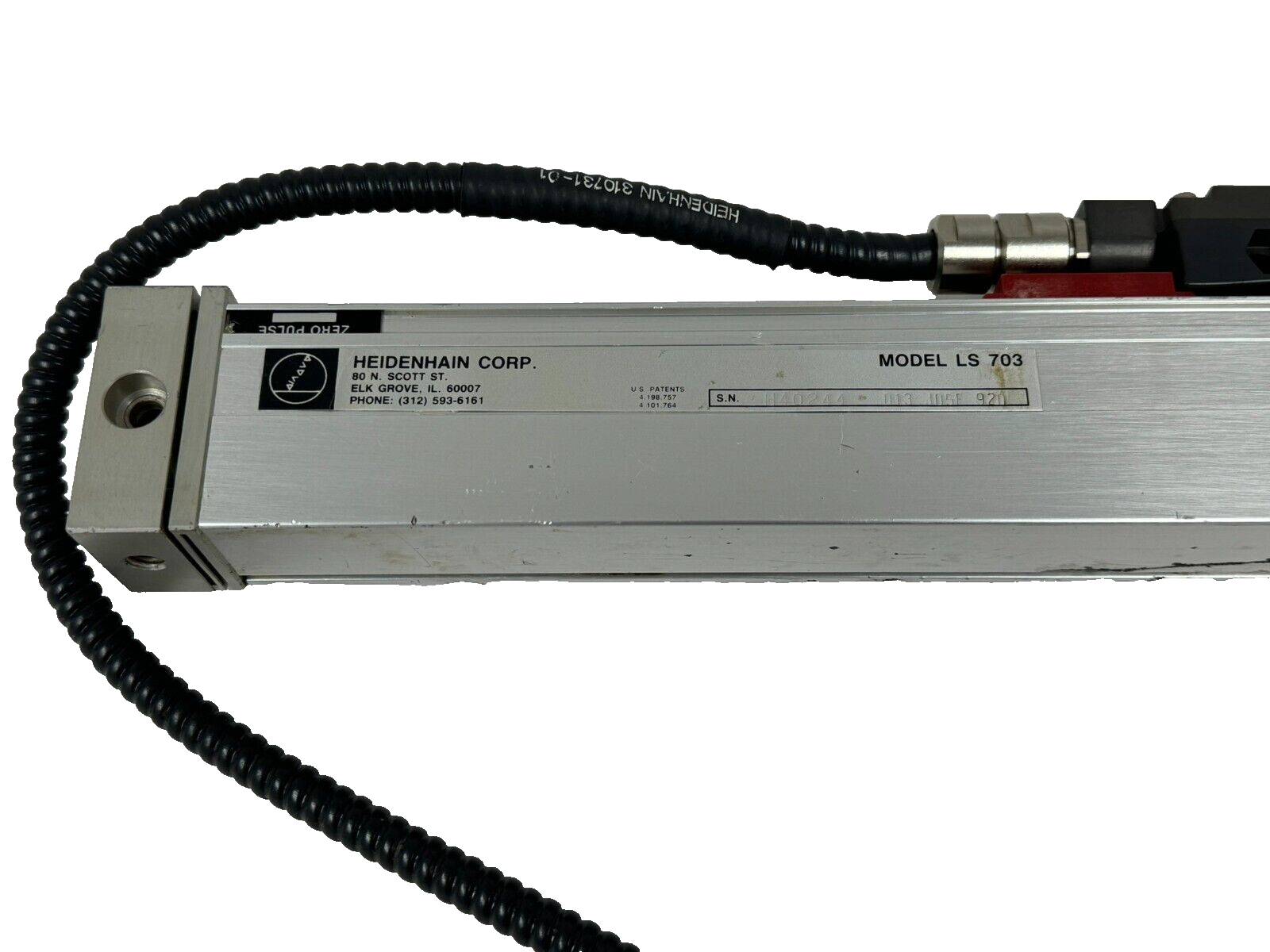 USED HEIDENHAIN LS703-ML1020 LINEAR ENCODER 1020MM SEALED LS703 - SB ...