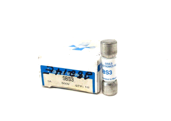 BOX OF 10 NEW GOULD SHAWMUT SBS3 FUSES - SB Industrial Supply, Inc.