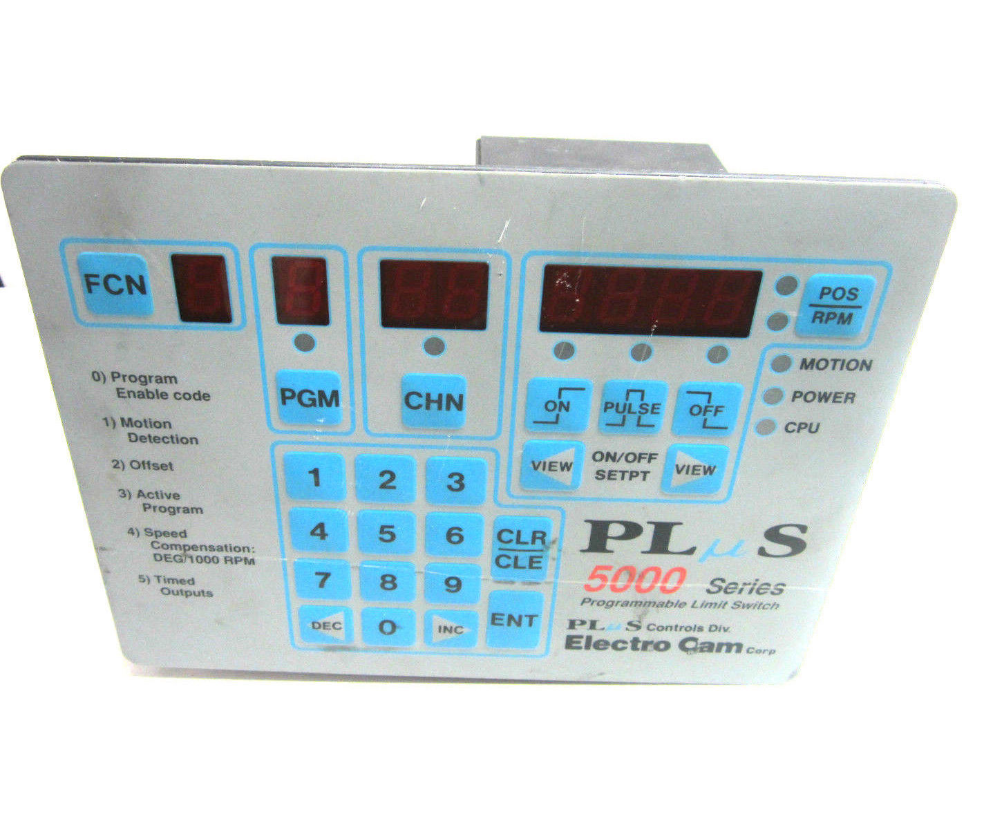 USED Electro Cam PS-5024-10-M09 Plus 5000 Ser. Programmable Limit ...