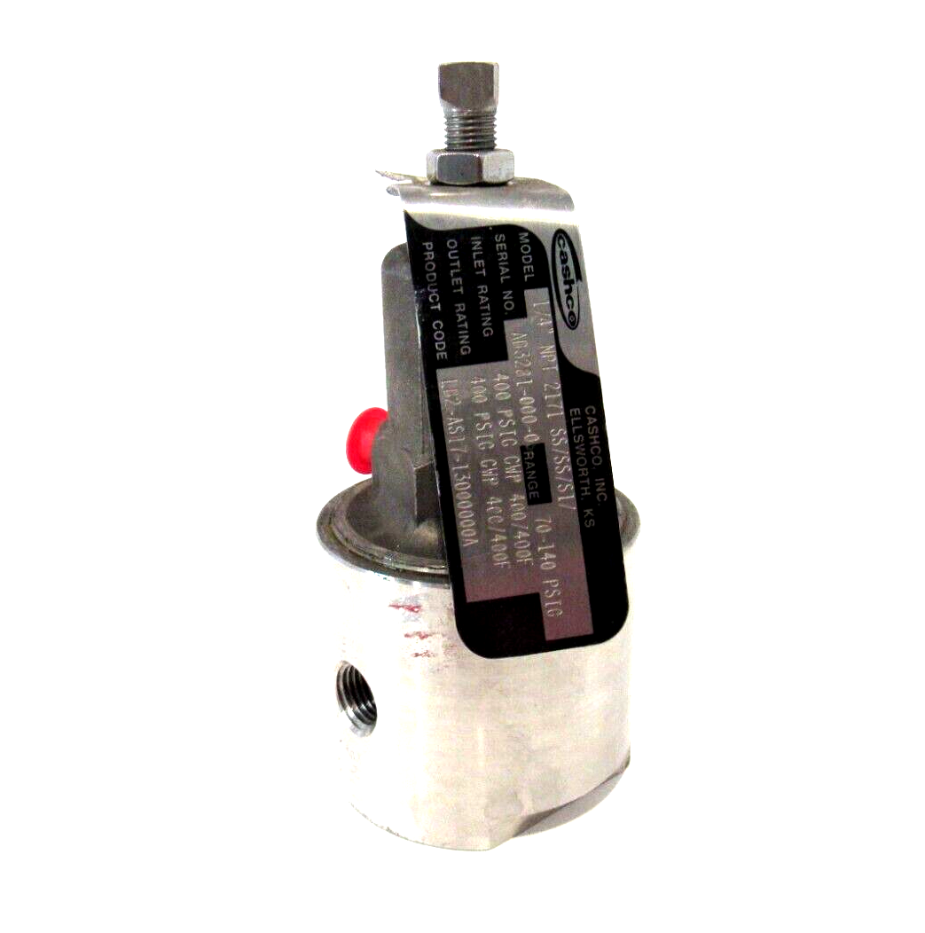 NEW CASHCO 1/4" NPT 2171 SS/SS/S1 BACK PRESSURE RELIEF REGULATOR - SB ...
