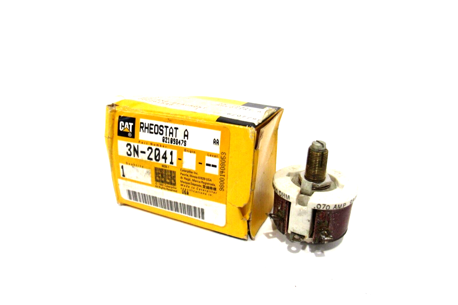 NEW CAT 3N-2041 RHEOSTAT 3N2041 - SB Industrial Supply, Inc.
