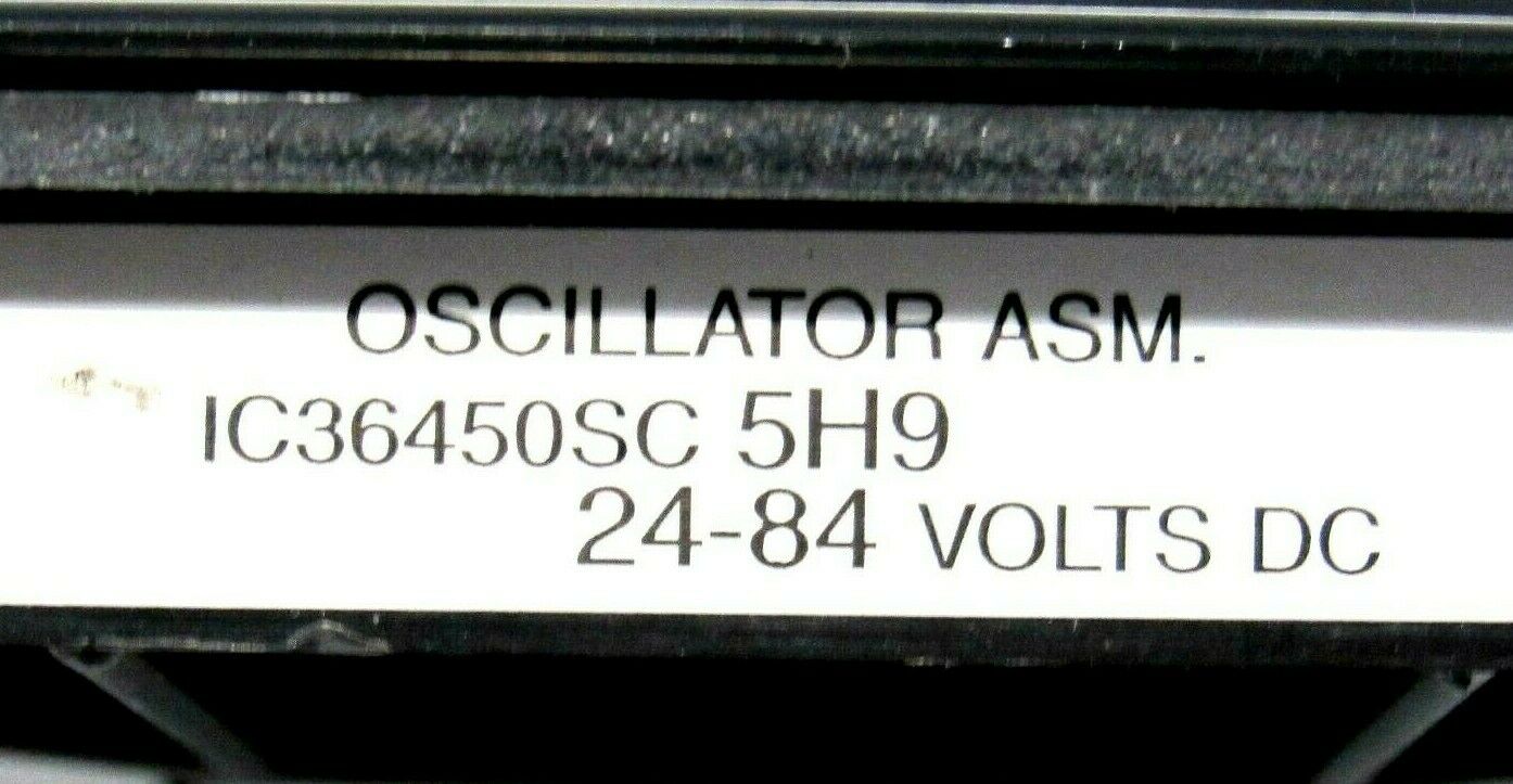 NEW GENERAL ELECTRIC EV-1 IC36450SC-5H9 SCR CONTROL OSCILLATOR ...