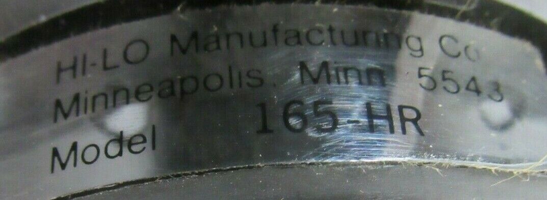 NEW HI-LO MANUFACTURING 165-HR VARIBLE SPEED PULLEY 165-HR-C 165HR - SB ...