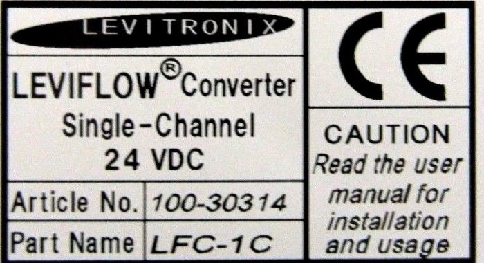 NEW LEVITRONIX LEVIFLOW 100-90623 CONVERTER / SENSOR LFC-1C LFS-80-Z ...