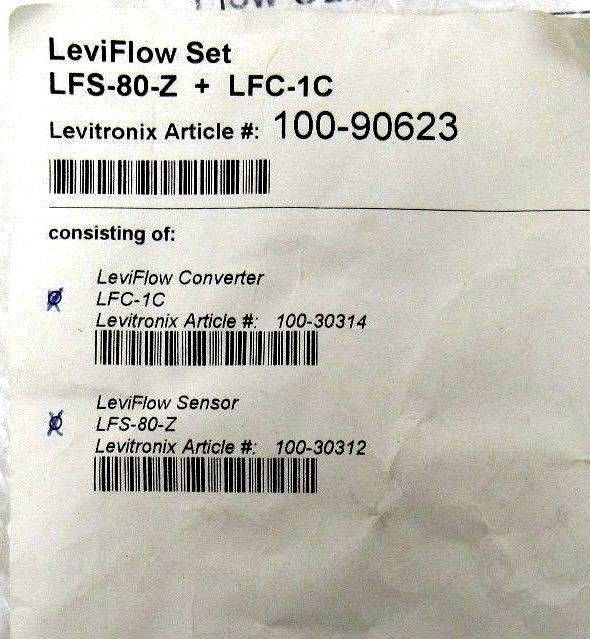 NEW LEVITRONIX LEVIFLOW 100-90623 CONVERTER / SENSOR LFC-1C LFS-80-Z ...
