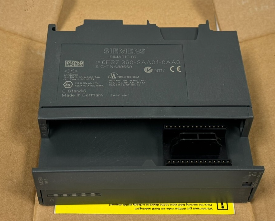 NEW SIEMENS 6ES7360-3AA01-0AA0 INTERFACE MODULE IM360 6ES7 360-3AA01 ...