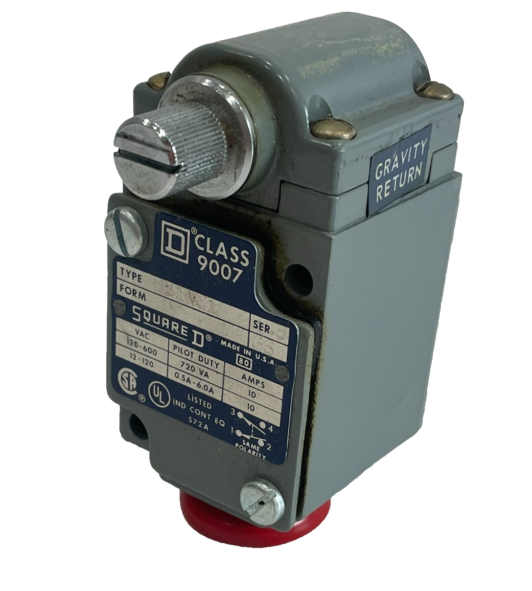 NEW SQUARE D 9007-B51NC1 LIMIT SWITCH SER. B 9007B51NC1 - SB Industrial ...