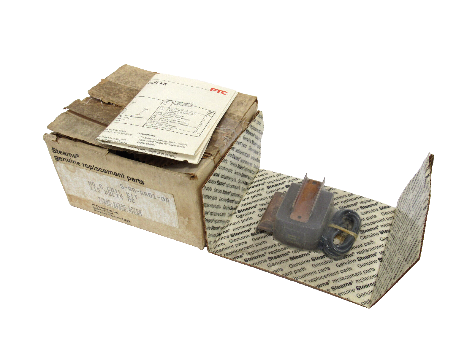 NEW STEARNS 5-66-6601-00 COIL KIT NO.6 566660100 - SB Industrial Supply ...