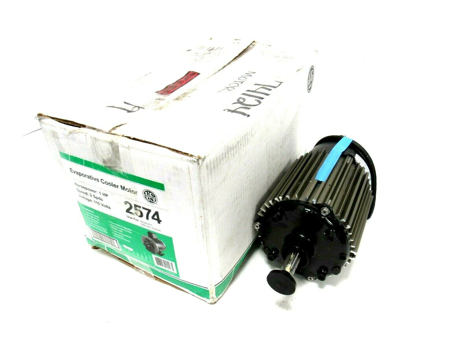 NEW US MOTORS 2574 MOTOR 1HP 115V 1725/1140 RPM RP9068X100 - SB ...