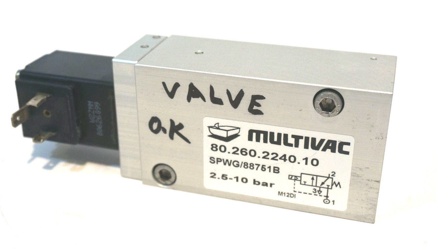 NORGREN MULTIVAC 80.260.2240.10 SOLENOID VALVE SPWG/88751B - SB ...