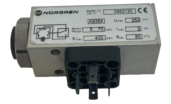 USED NORGREN 0882120 PRESSURE SWITCH - SB Industrial Supply, Inc.