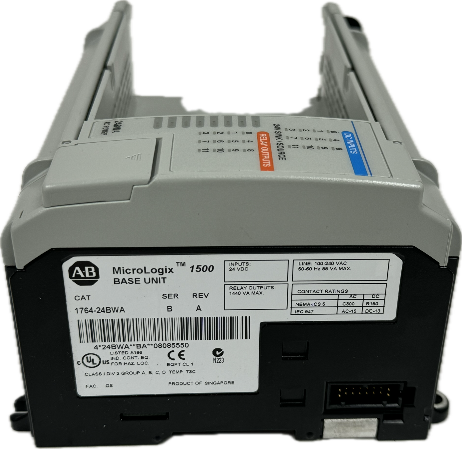 ALLEN BRADLEY 1764-24BWA MICROLOGIX BASE UNIT W/ 1764-LSP PROCESSOR NEW ...