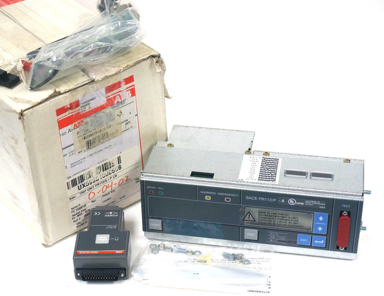 NEW ABB PR112/P-A-LSI TRIP UNIT MODULE H0280B07M, PR112PALSI - SB ...