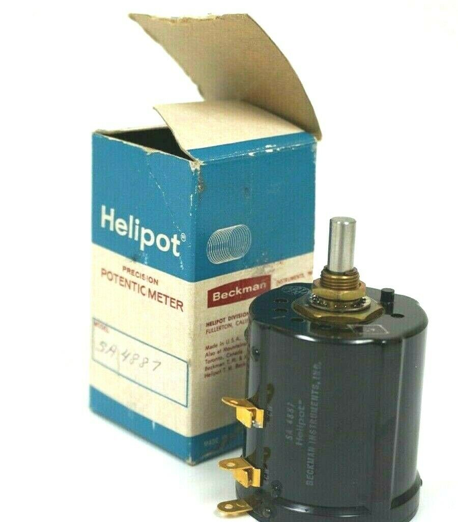 NEW BECKMAN SA-4887 PRECISION POTENTIOMETER HELIPOT SA4887 - SB ...