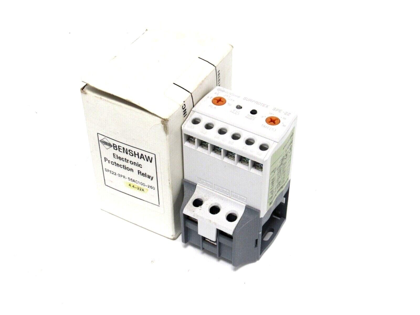 NEW BENSHAW SPE-22 SURPROTEX RELAY SPE22-3PR-56AC100-260 SPE22 - SB ...