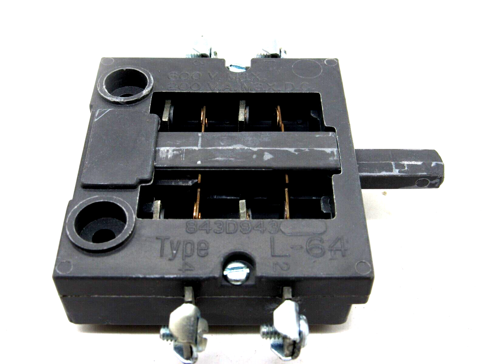 NEW EATON CUTLER HAMMER 843D943G05 AUXILIARY CONTACT KIT TYPE L64 - SB ...