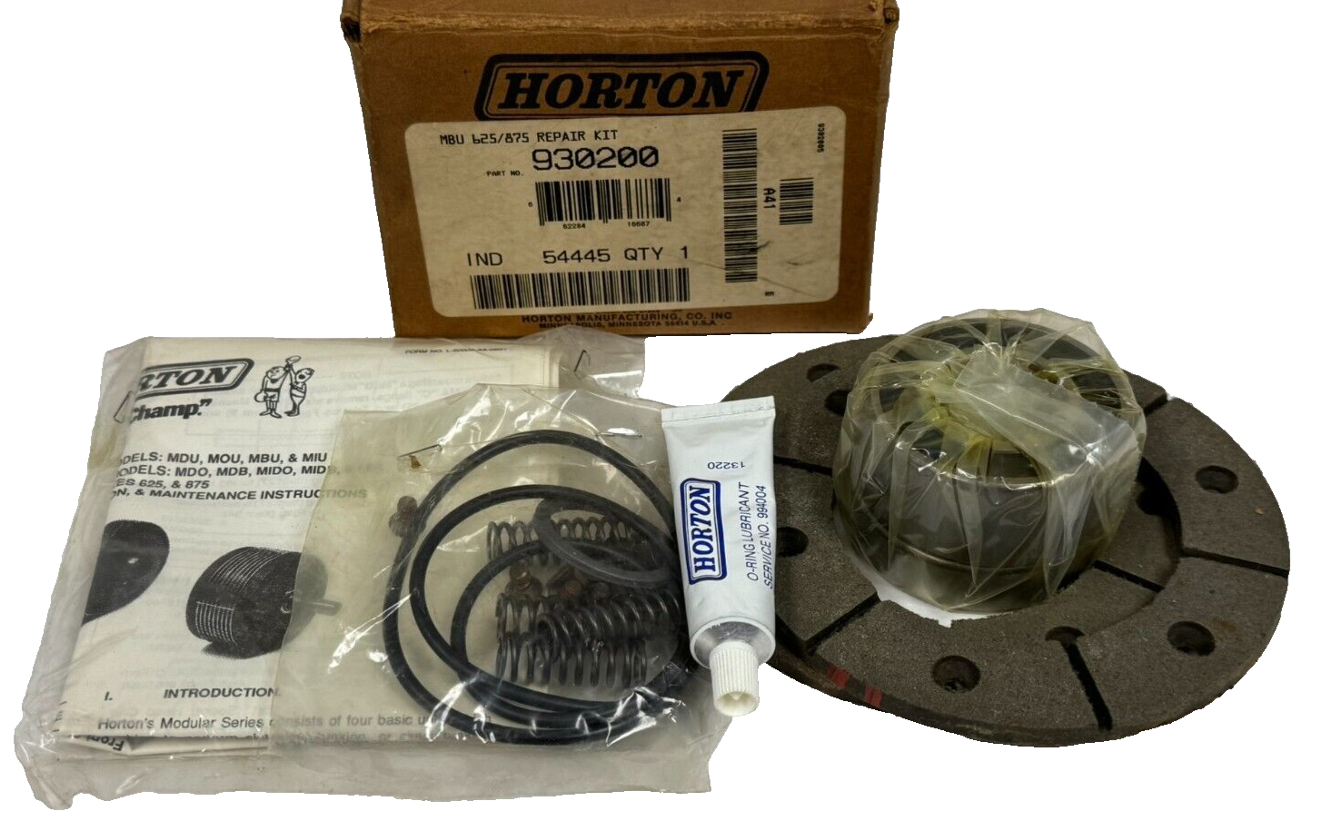 NEW HORTON 930200 MBU 625/875 REPAIR KIT - SB Industrial Supply, Inc.
