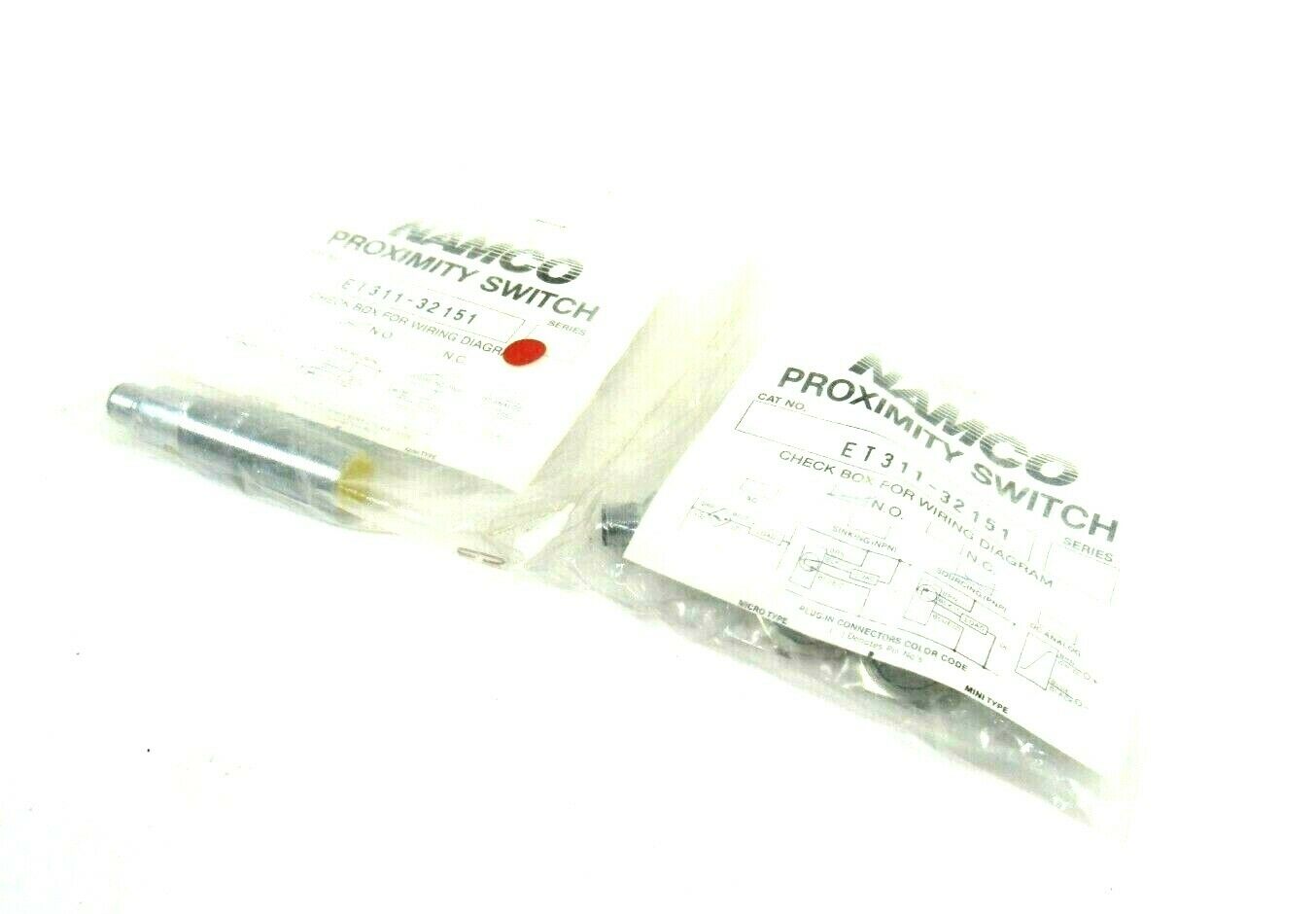 NEW LOT OF 2 NAMCO ET311-32151 PROXIMITY SWITCH ET31132151 - SB ...