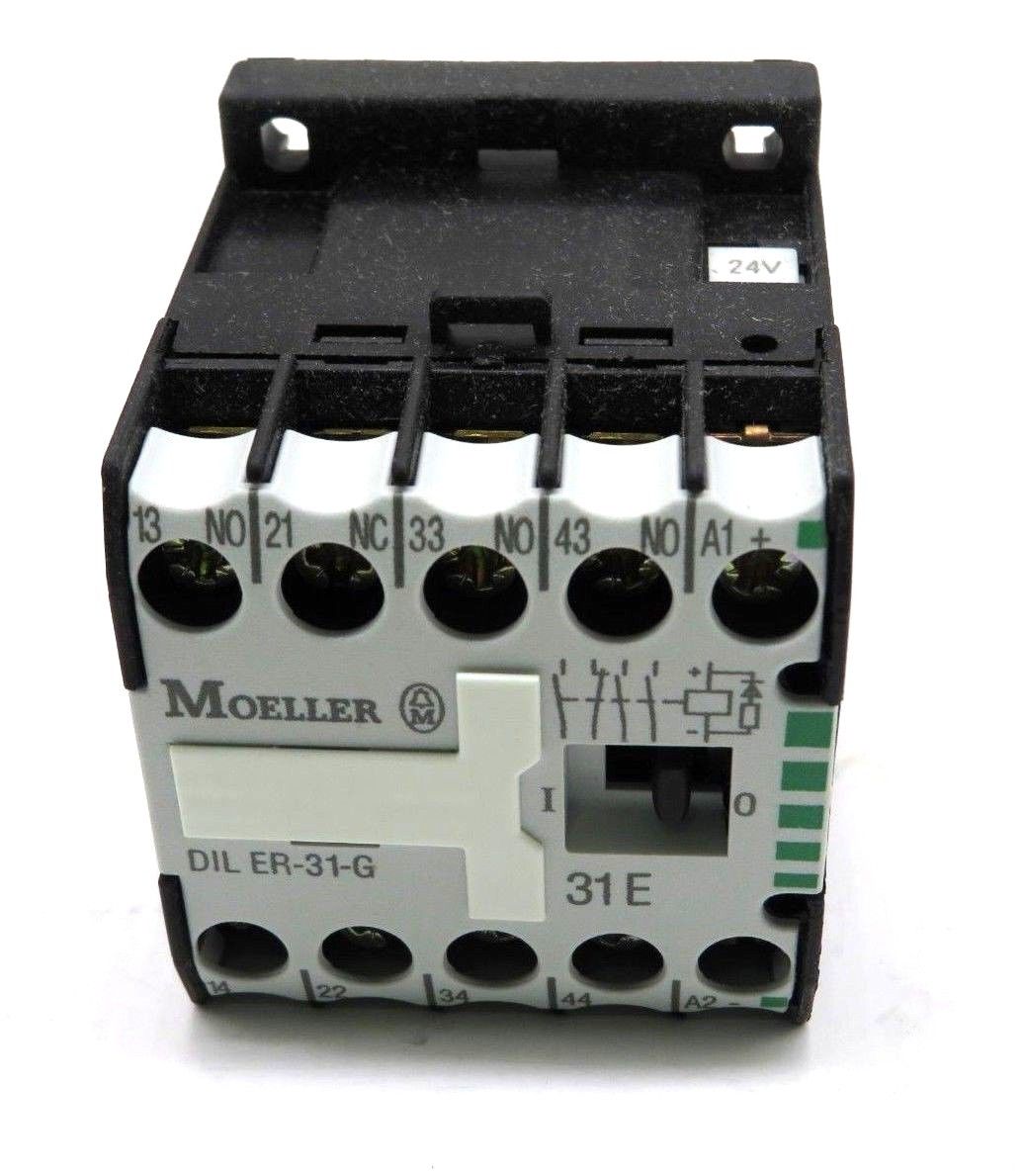 NEW MOELLER DILER-31-G CONTACTOR RELAY DILER31G, 24VDC - SB Industrial ...