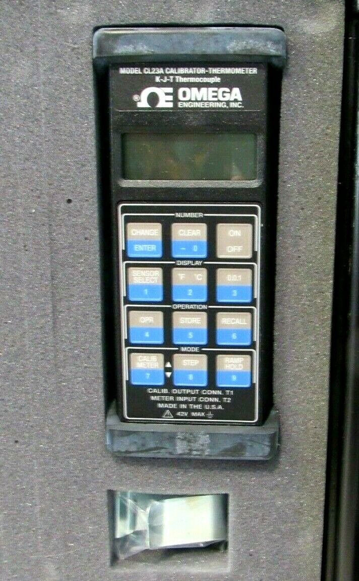 NEW OMEGA ENGINEERING CL23A CALIBRATOR / THERMOMETER - SB Industrial ...