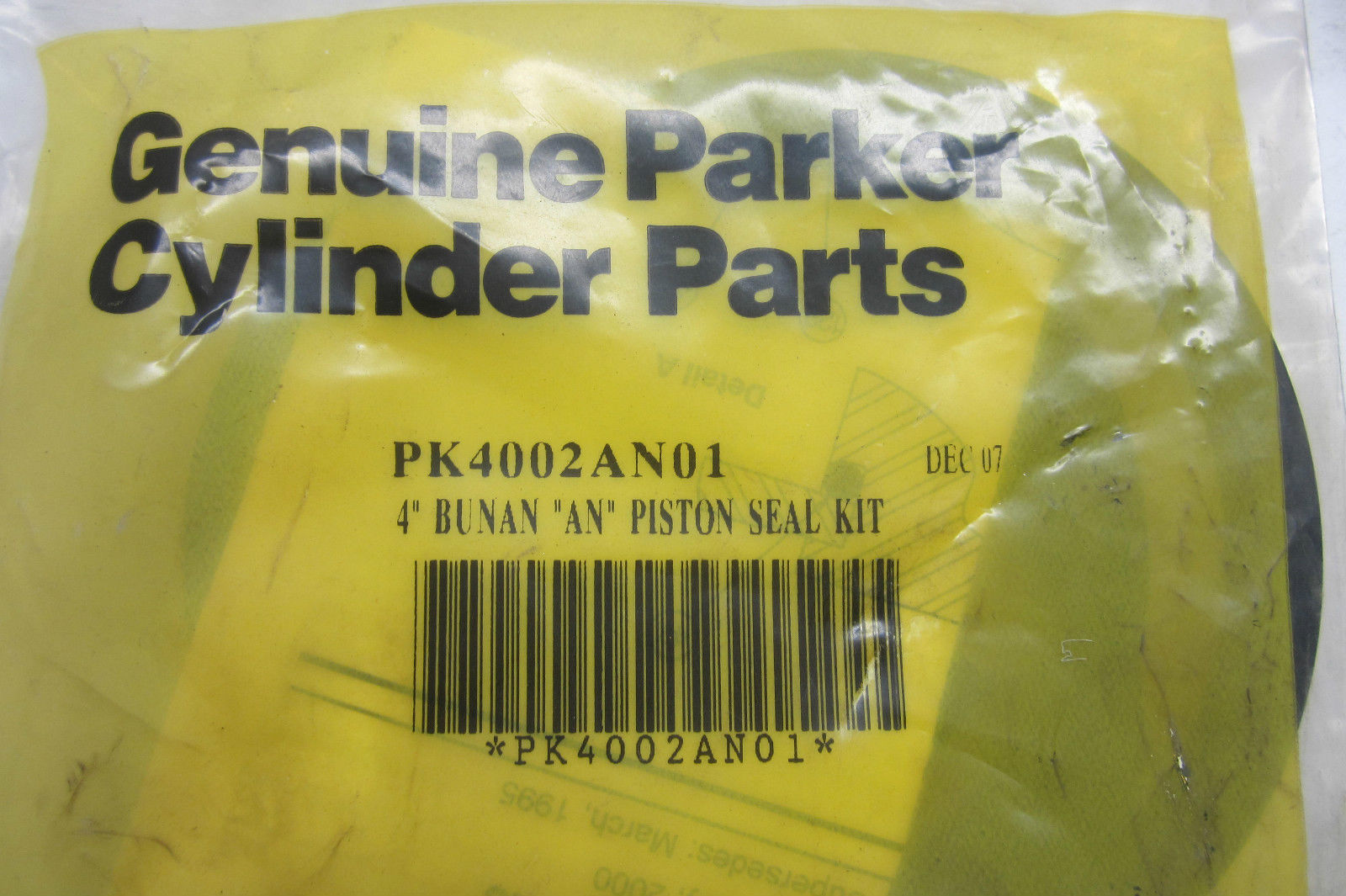 NEW PARKER PK4002AN01 PISTON SEAL KIT - SB Industrial Supply, Inc.