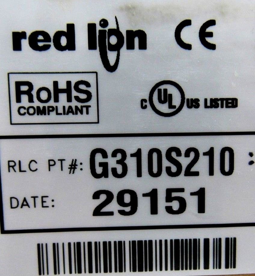 NEW RED LION G310S210 OPERATOR INTERFACE PANEL - SB Industrial Supply, Inc.