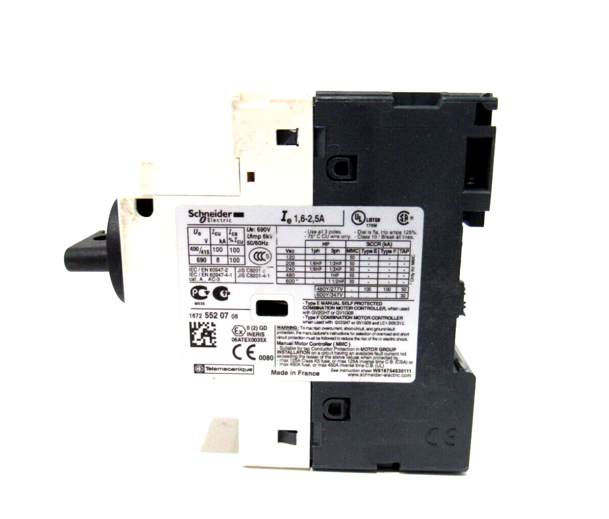 NEW SCHNEIDER ELECTRIC GV2-P07 CIRCUIT BREAKER GV2P07 - SB Industrial ...