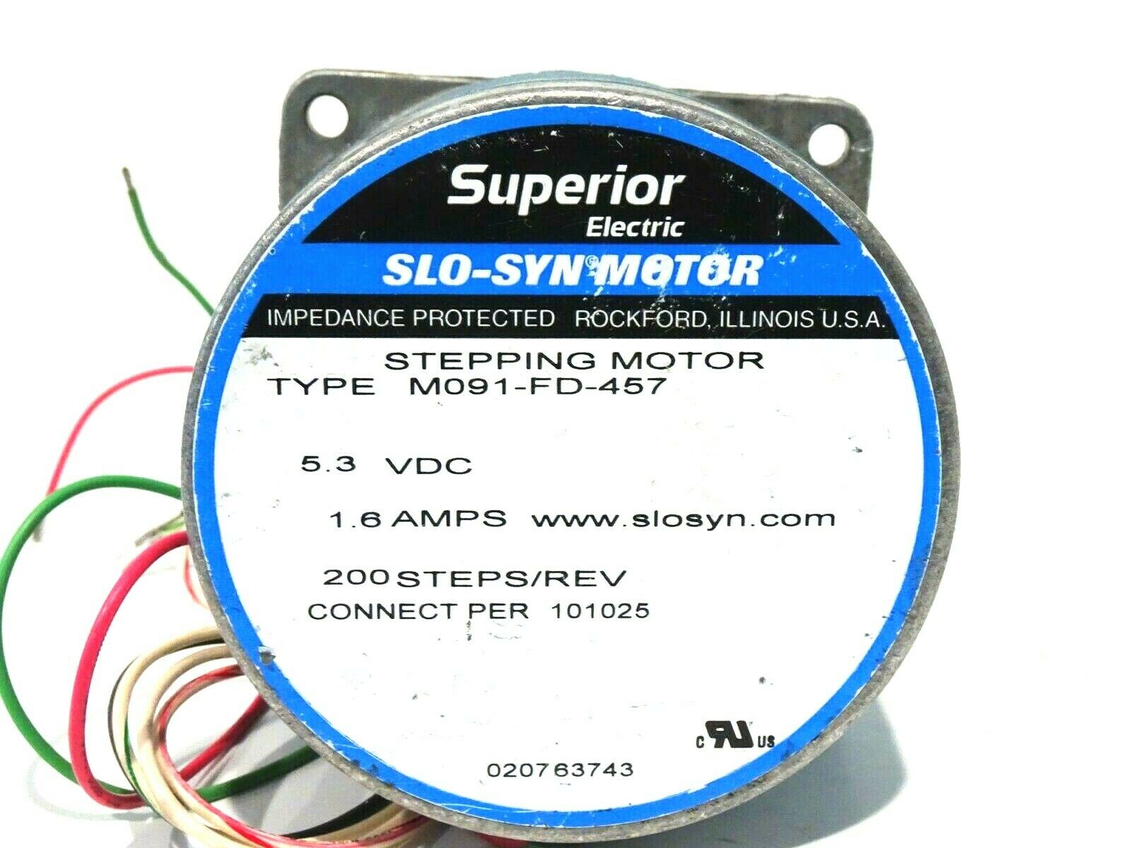 NEW SUPERIOR ELECTRIC M091-FD-457 STEPPING MOTOR M091FD457 - SB ...