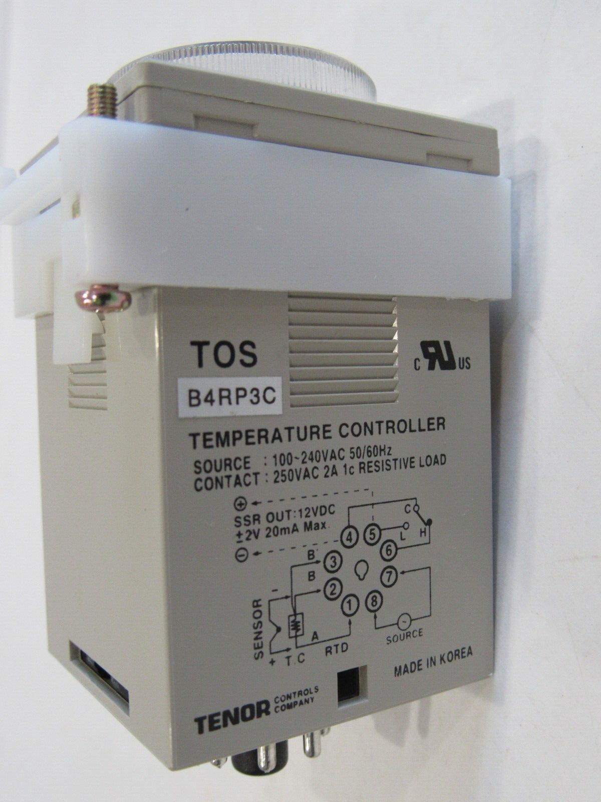 NEW TENOR CONTROLS T0S-B4RP3C TEMPERATURE CONTROLLER AC100-240V ...