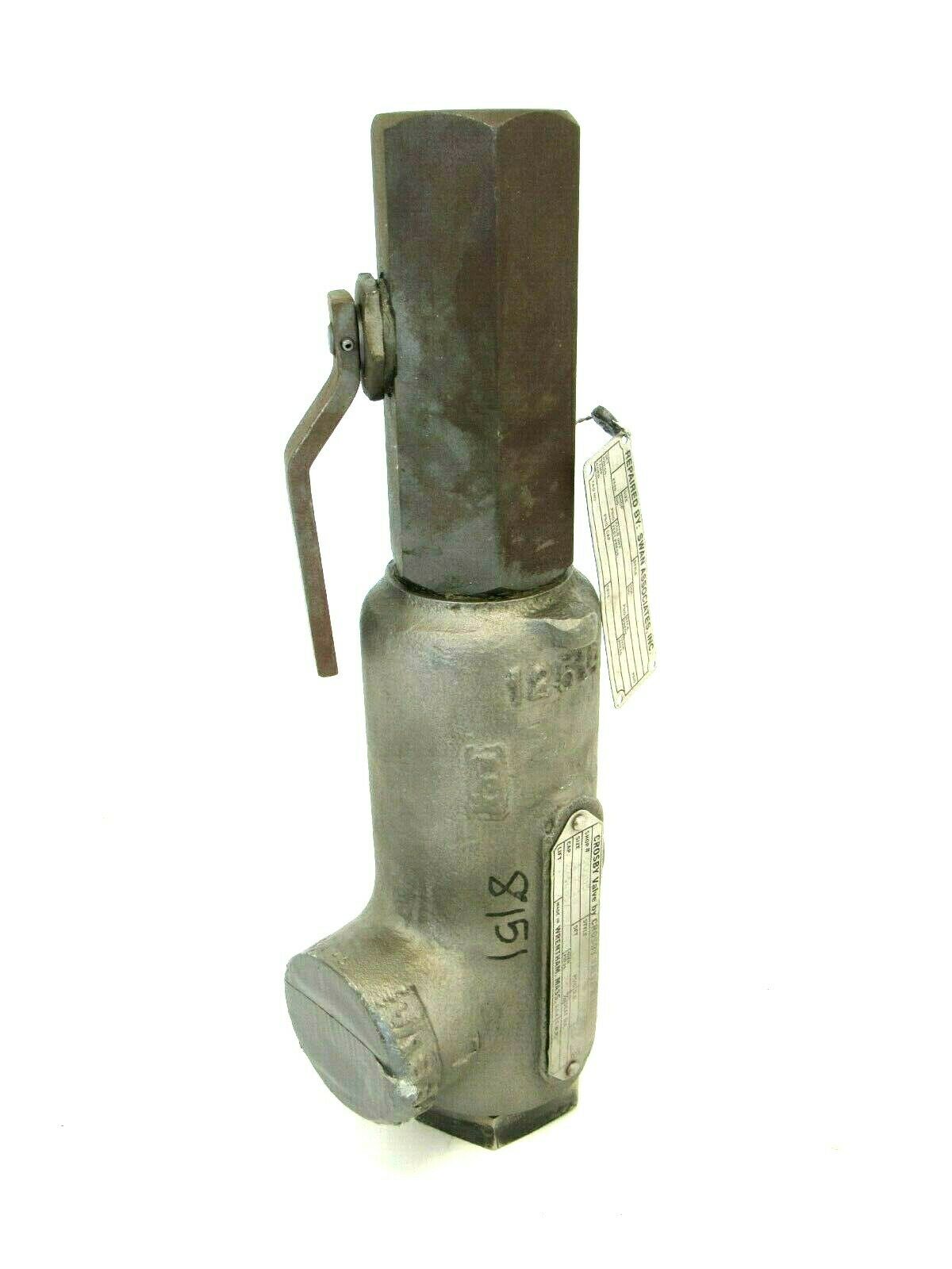 REFURBISHED CROSBY VALVE JMBU-C-D SAFETY RELIEF VALVE 1x1 15 PSI - SB ...