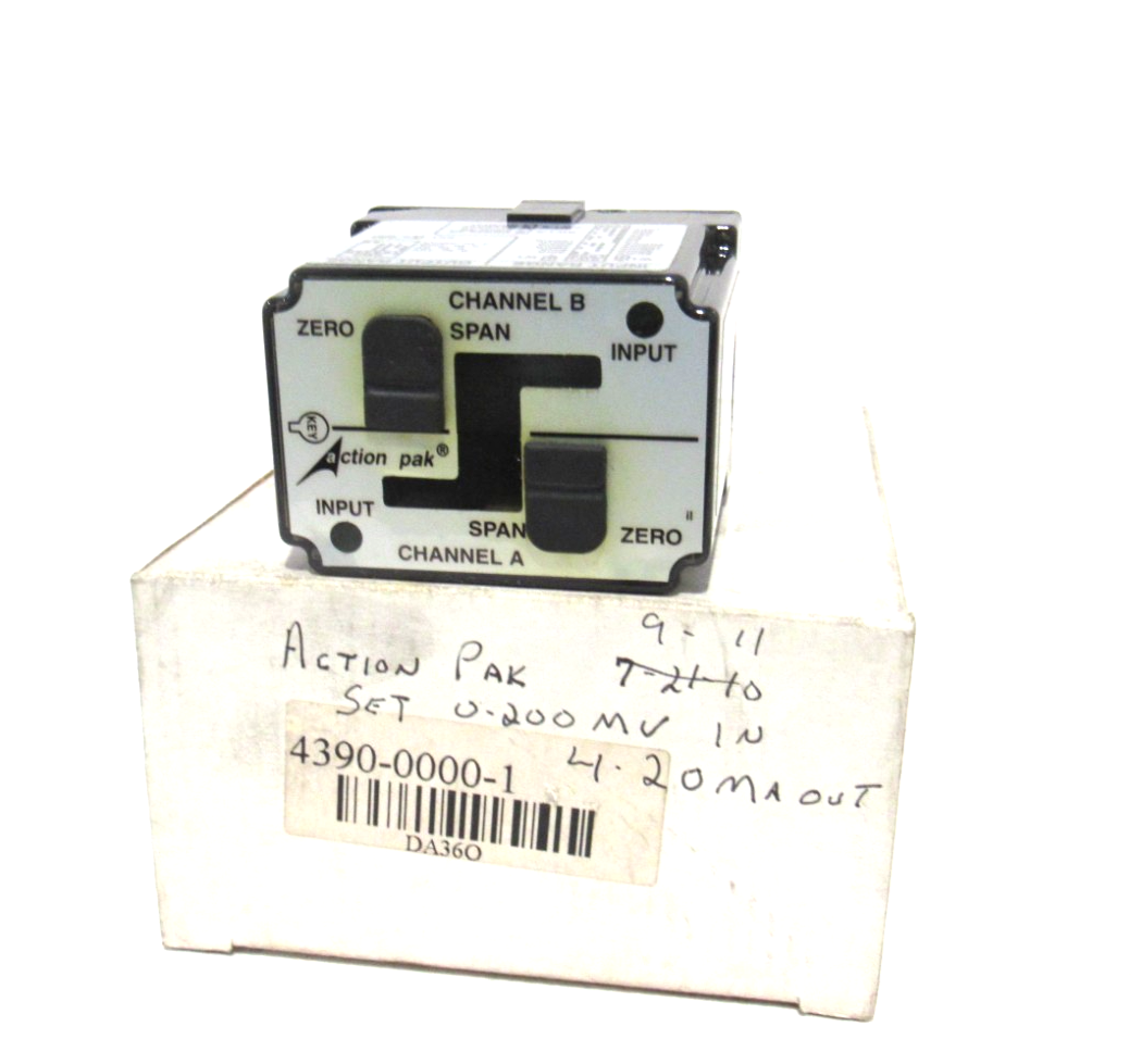 USED ACTION INSTRUMENTS 4390-0000-1 SIGNAL CONDITIONER 439000001 - SB ...