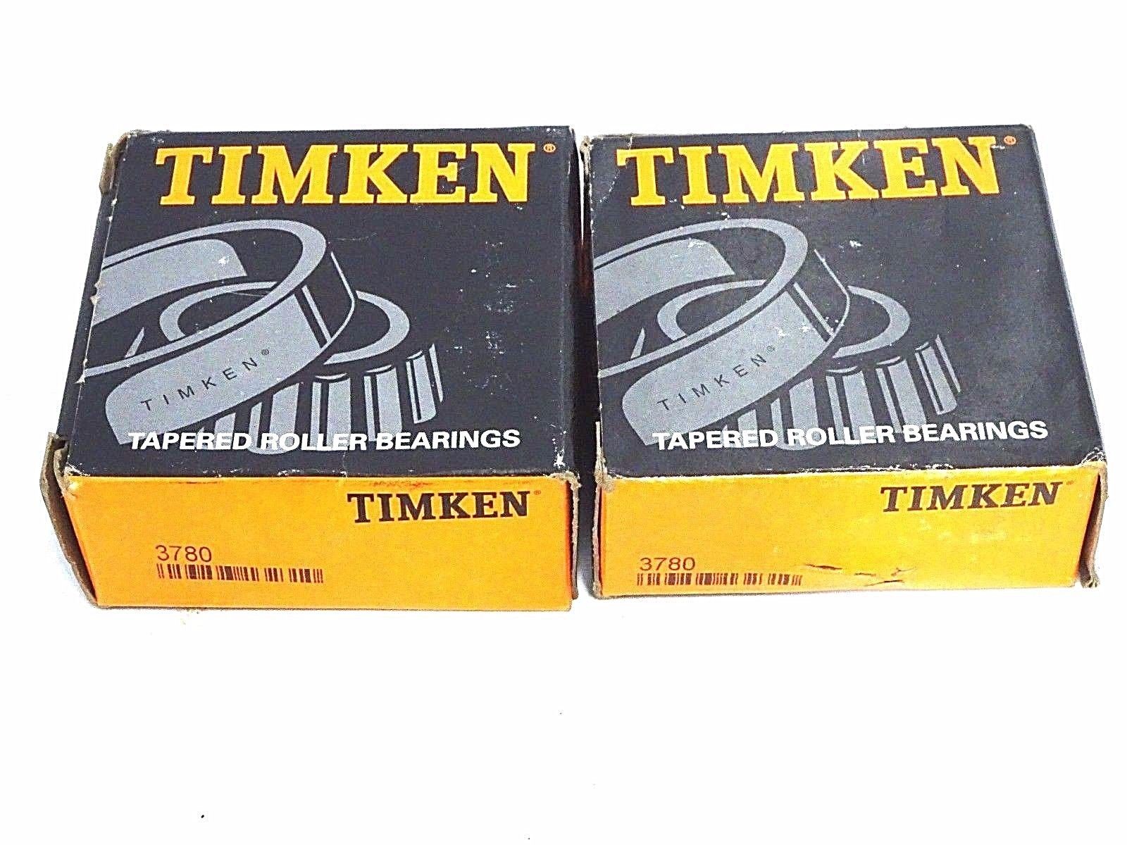 2 NEW TIMKEN 3780 SINGLE CONE BEARINGS - SB Industrial Supply, Inc.