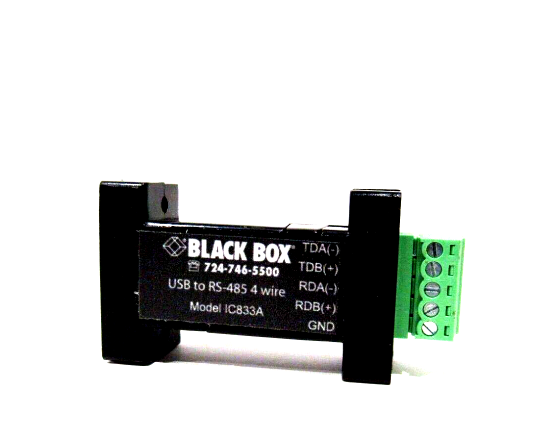 NEW BLACK BOX USB / RS-485 WIRE W/TERMINAL BLOCK USBRS485 - SB ...
