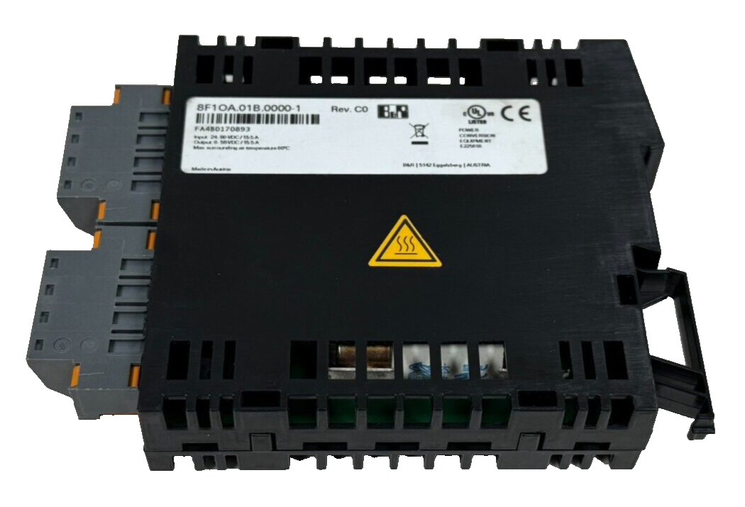 NEW B&R 8F1OA.01B.0000-1 OVERVOLTAGE PROTECTION MODULE REV. C0 - SB ...