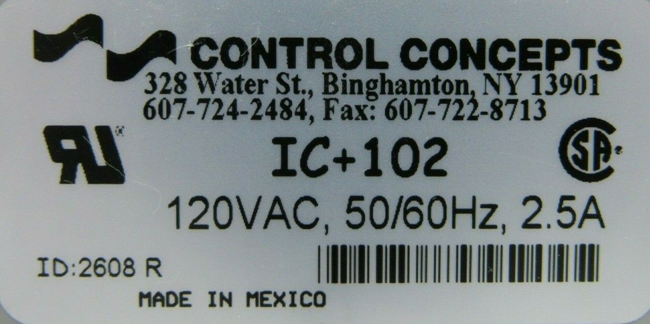 NEW CONTROL CONCEPTS IC+102 ACTIVE TRACKING FILTER IC102 - SB ...