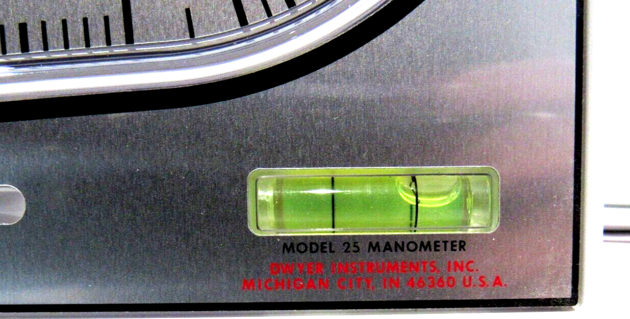 NEW DWYER MARK II 25 MANOMETER RED OIL 0-3IN RANGE - SB Industrial ...