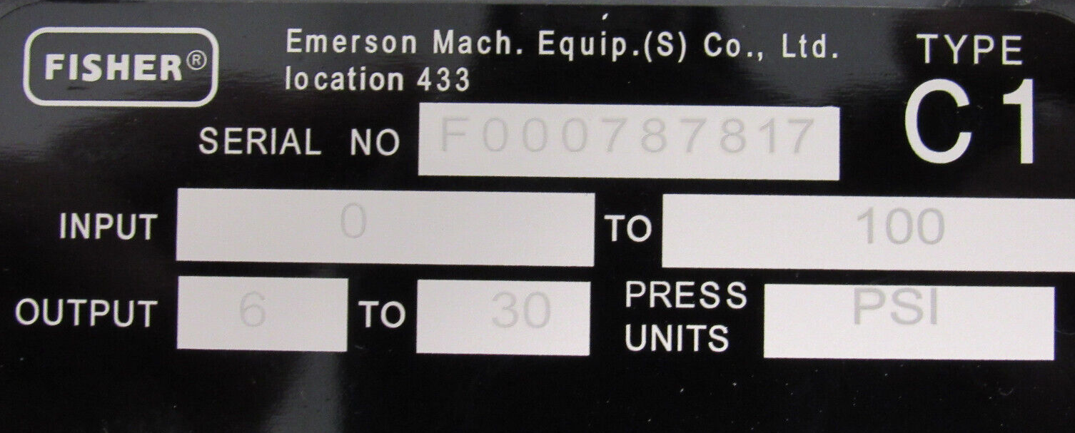 NEW FISHER C1-2311-51120 PNEUMATIC CONTROLLER C1231151120 - SB Industrial Supply, Inc.