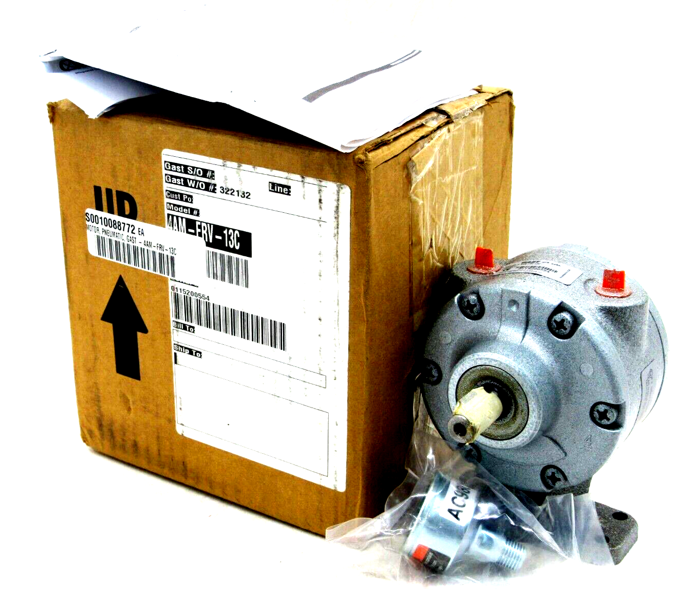 NEW GAST 4AM-FRV-13C AIR MOTOR 1.5HP 4AMFRV13C - SB Industrial Supply, Inc.