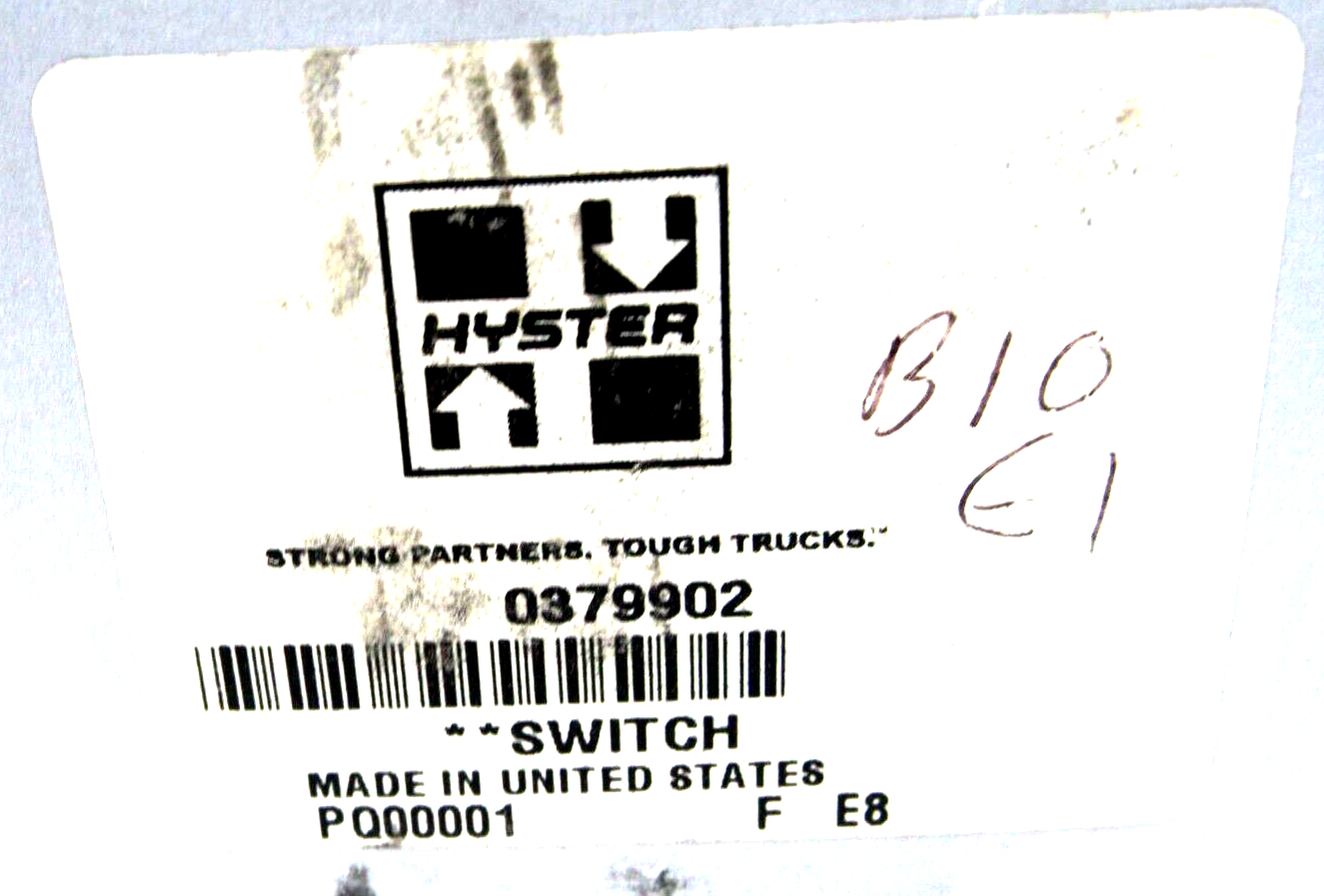 NEW HYSTER 0379902 IGNITION SWITCH - SB Industrial Supply, Inc.