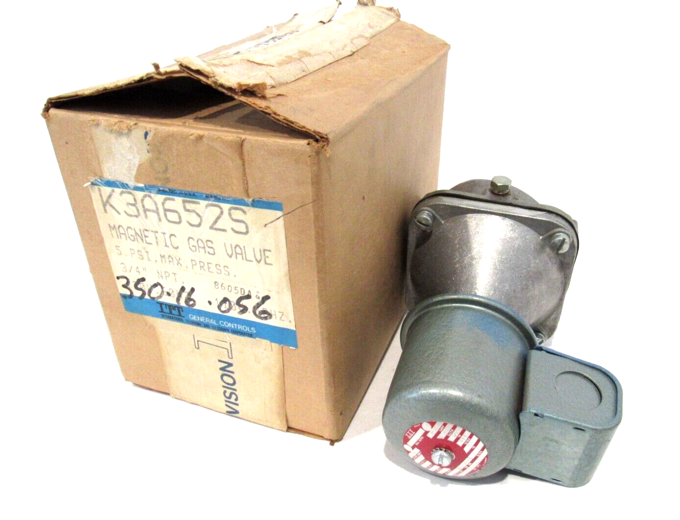NEW ITT K3A652S MAGNETIC GAS VALVE - SB Industrial Supply, Inc.