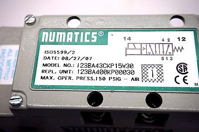 NEW NUMATICS I23BA43CKP15W30 VALVE - SB Industrial Supply, Inc.