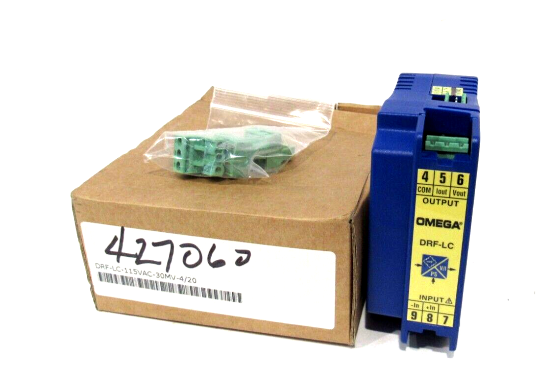 NEW OMEGA DRF-LC-115VAC-30MV-4/20 SIGNAL CONDITIONER DRFLC115VAC30MV420 ...