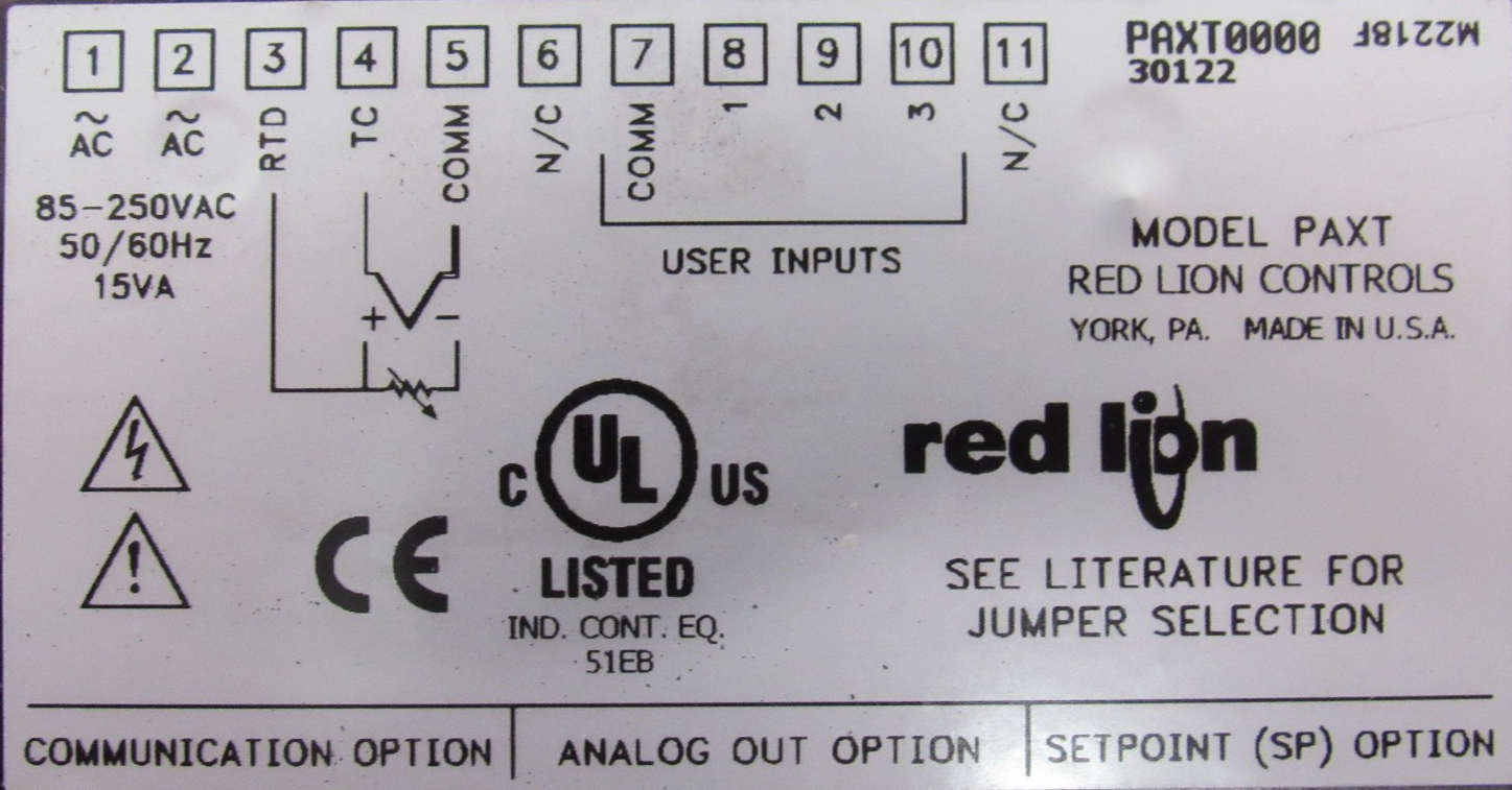 NEW RED LION PAXT0000 PANEL METER - SB Industrial Supply, Inc.
