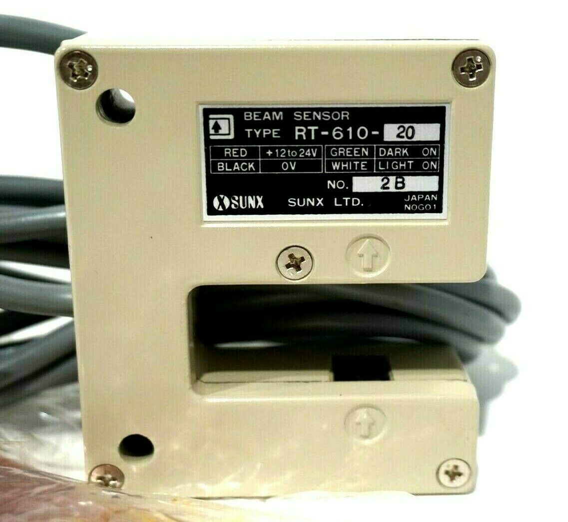 NEW SUNX RT-610-20 BEAM SENSOR RT61020 - SB Industrial Supply, Inc.